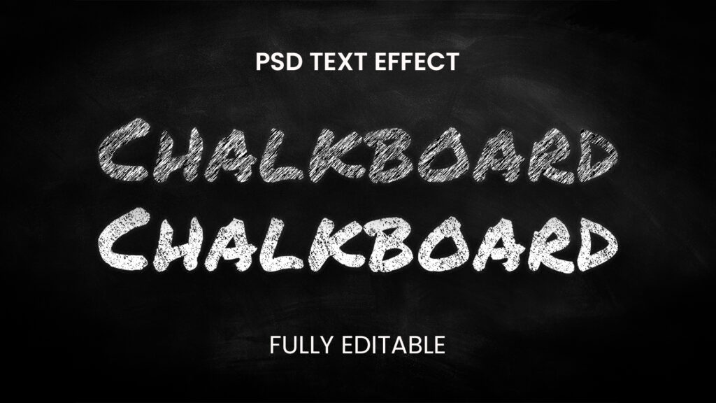 Free Chalk Text Effect - FreeGraphica