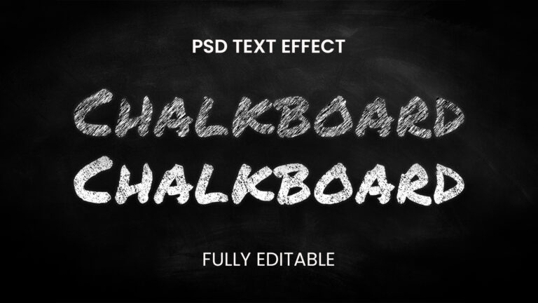 Free Chalk Text Effect - FreeGraphica