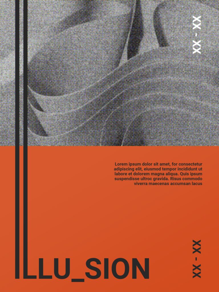 Free Abstract Illusion Poster - FreeGraphica