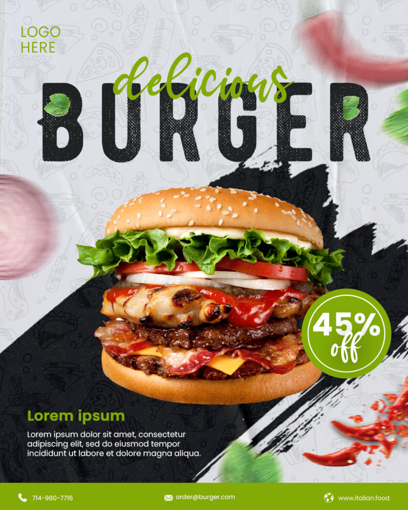 Free Food Poster - FreeGraphica