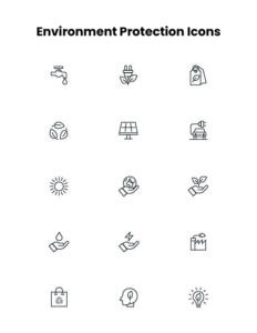 Free Environmental Protection Icon Set - FreeGraphica