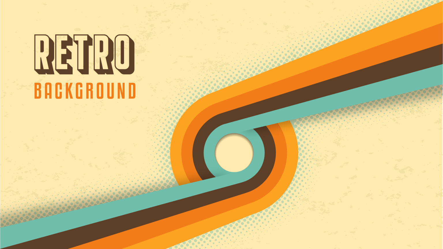 Free Retro Theme Background Template - FreeGraphica