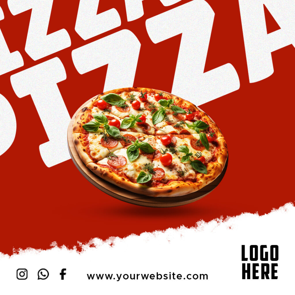 Free Social Media Food Poster - FreeGraphica